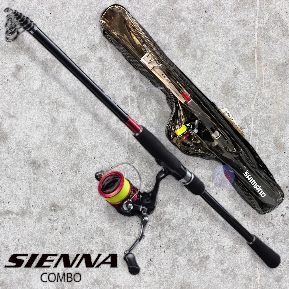 中壢鴻海釣具《SHIMANO》22 SIENNA 2500 組合竿+捲套組 入門款 新手套組 | 蝦皮購物