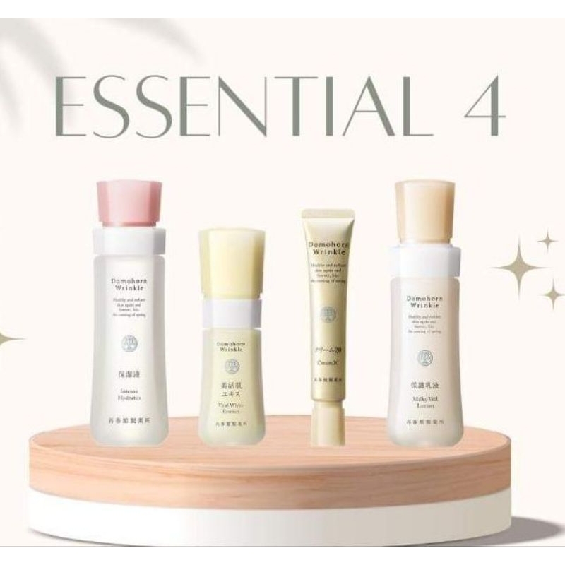 (聊聊選贈品)朵茉麗蔻 Domohorn Wrinkle Essential 4 基本四點-效期2027年後 | 蝦皮購物