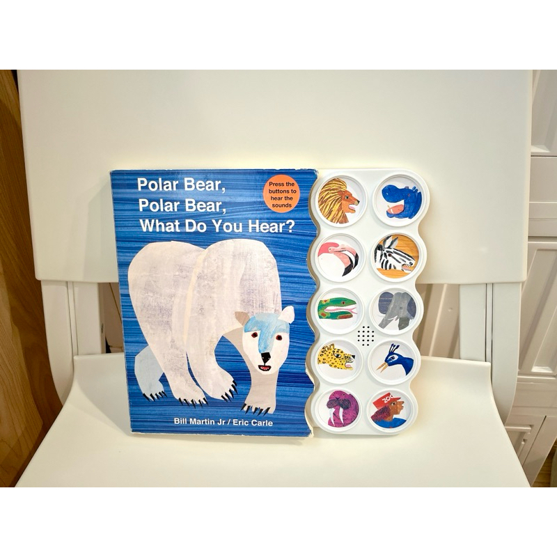 （二手繪本）Polar Bear, Polar Bear What Do You Hear ?》Eric Carle | 蝦皮購物