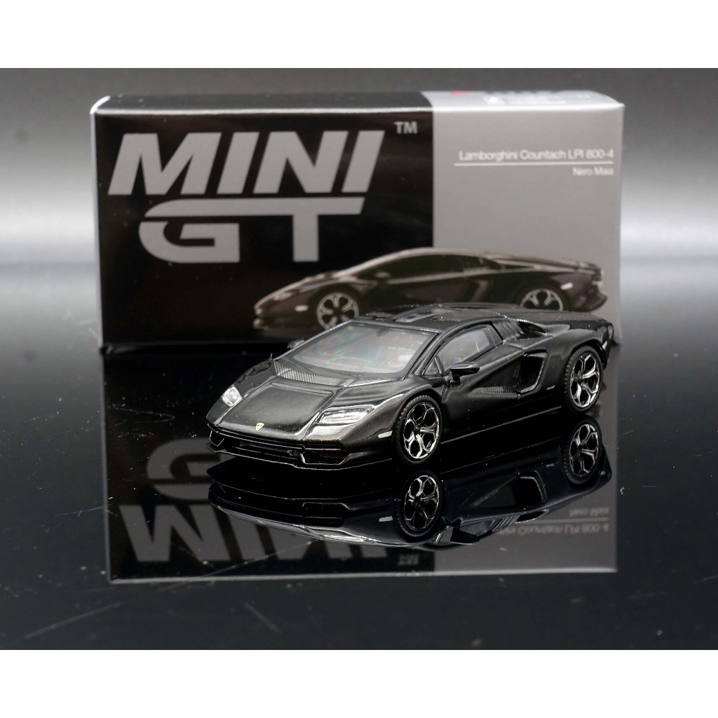 【MASH】現貨特價 Mini GT 1/64 Countach LP 800-4 Nero 黑 # 607 左駕 | 蝦皮購物