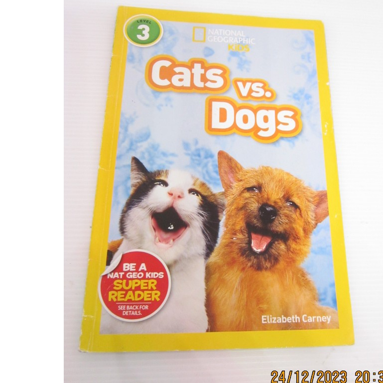 「二手書」 National Geographic Kids 3: Cats vs. Dogs 國家地理兒童讀本 | 蝦皮購物