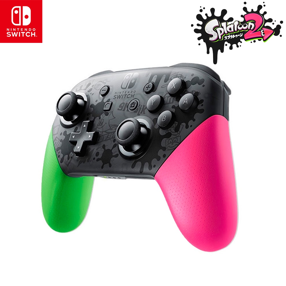 NS Switch Pro 控制器 斯普拉遁2 Pro手把 控制器 現貨 台灣公司貨 保固一年 漆彈大作戰2 | 蝦皮購物