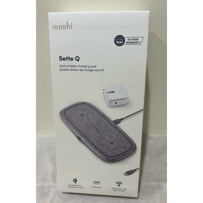 全新 Moshi Sette Q 雙線圈 3用無線充電盤 | 蝦皮購物