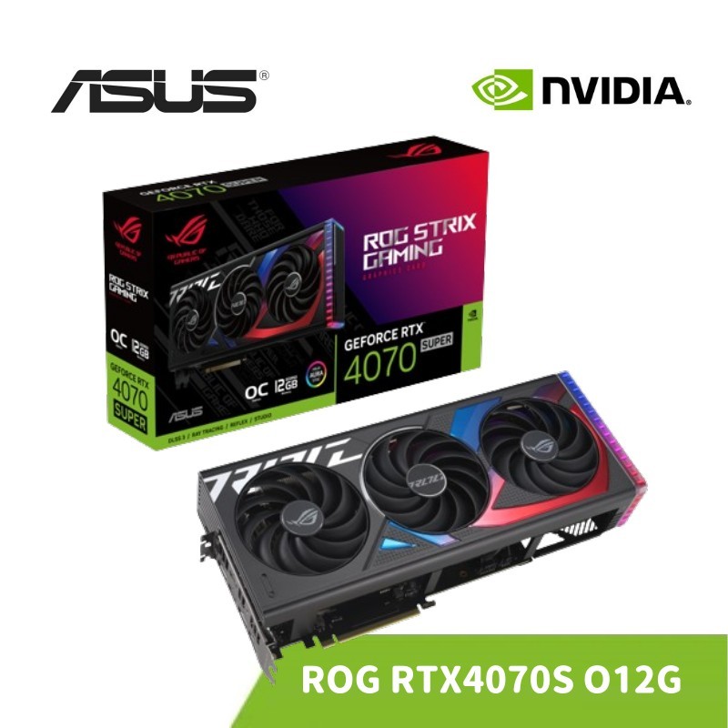 ASUS 華碩 ROG STRIX RTX 4070S O12G GAMING 顯示卡 | 蝦皮購物