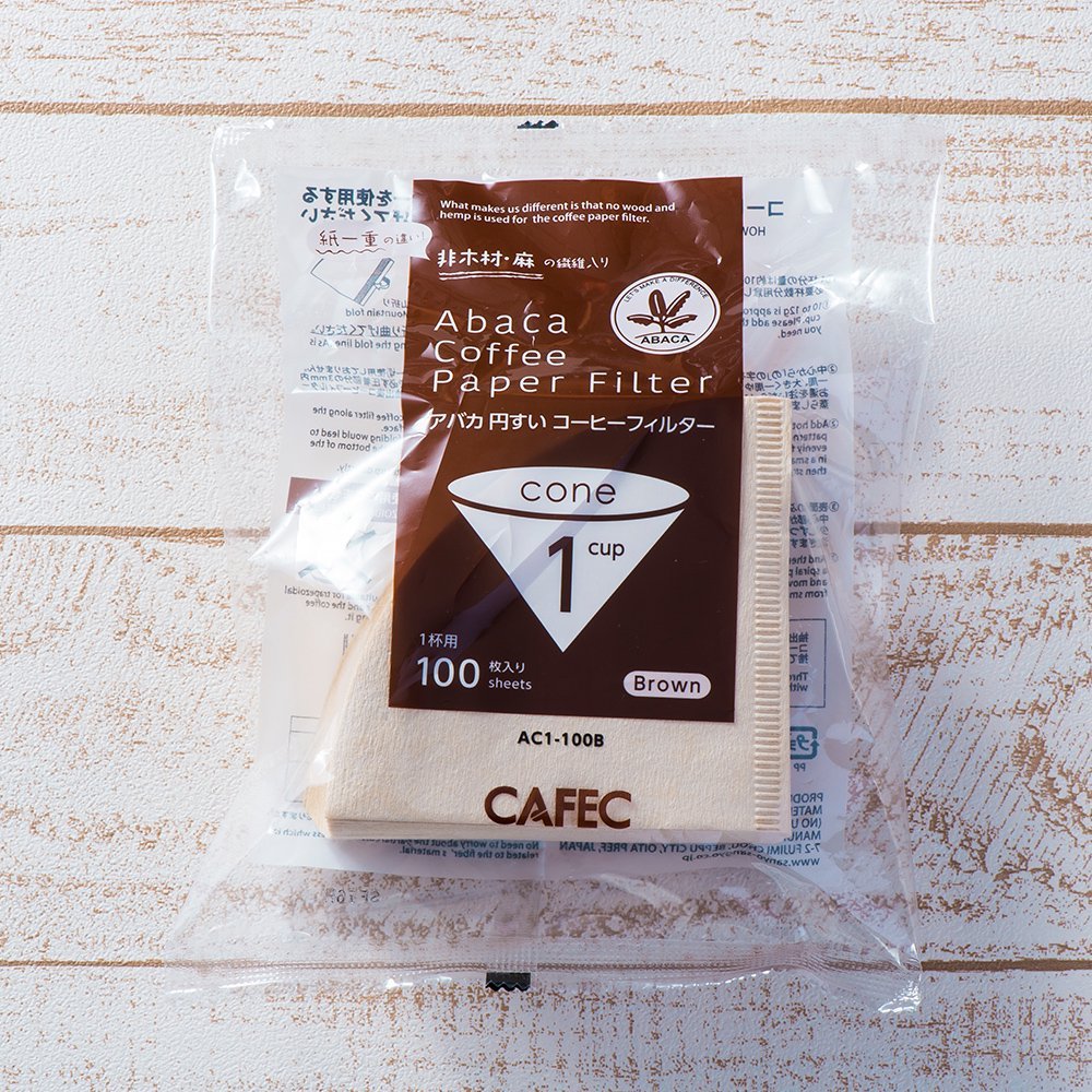 CAFEC 三洋 Abaca Abaca+ 麻纖維 Hario V60 對應 1-4人份 100入 手沖 咖啡 錐形濾紙 | 蝦皮購物