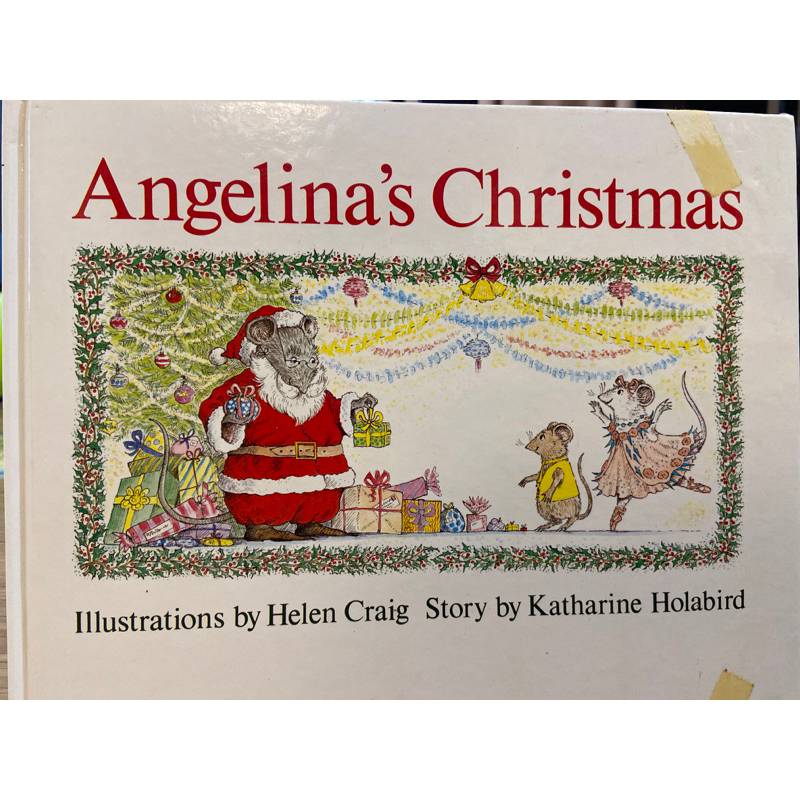 Angelina Ballerina 】絕版書 古繪本 Angelina's Christmas 英文繪本 聖誕繪本 | 蝦皮購物