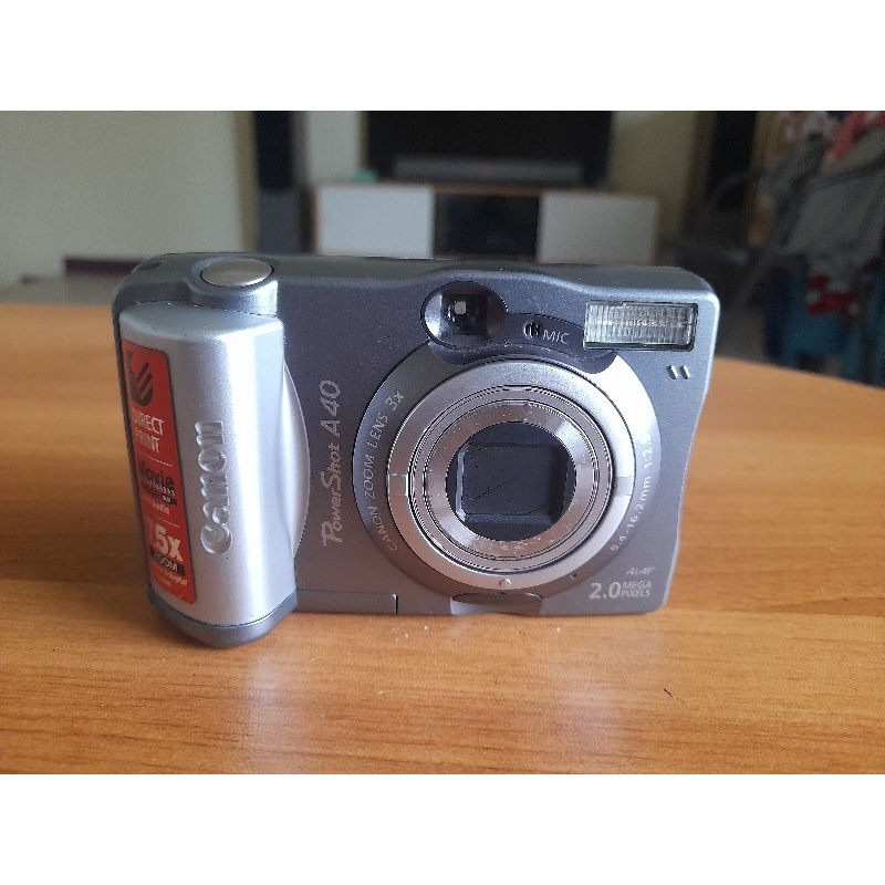 Canon Power Shot A40 數位相機/(老數位相機/CCD/200萬象素/AA電池) | 蝦皮購物