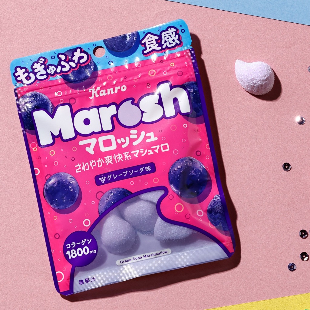 【Kanro甘樂】Marosh軟糖-葡萄汽水口味 6包/組 | 蝦皮購物