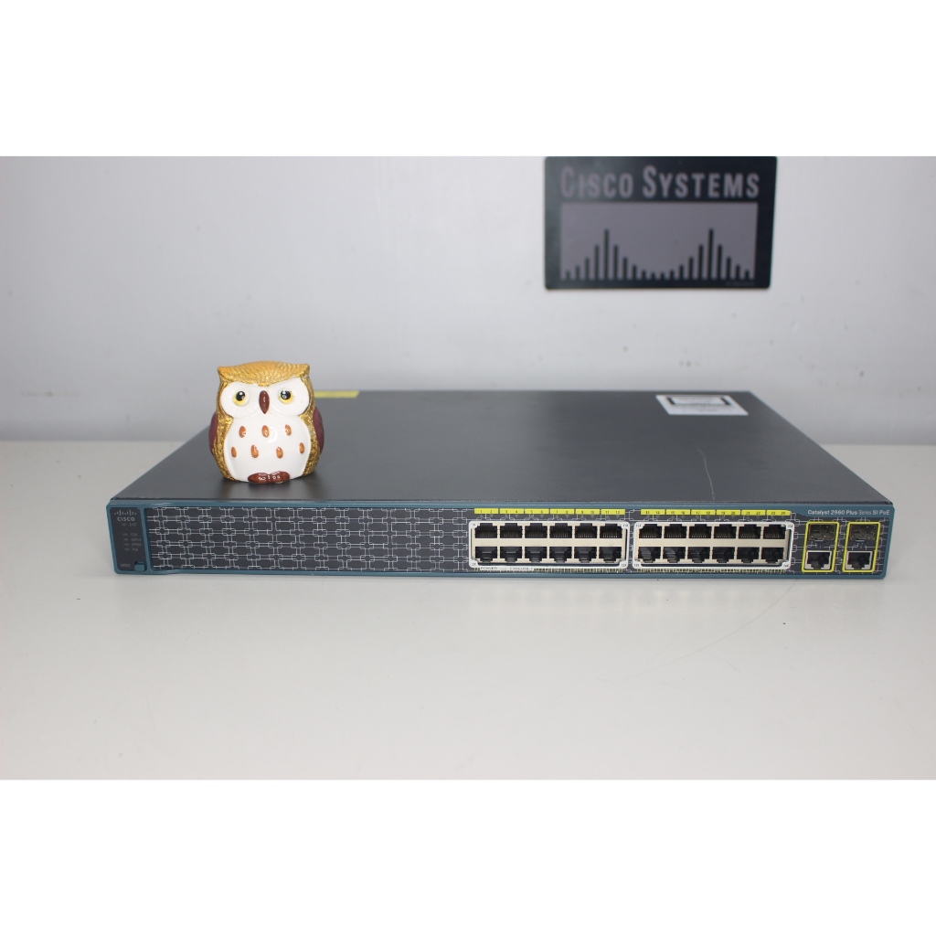 Cisco Catalyst WS-C2960+24PC-S Plus SI PoE Switch | 蝦皮購物