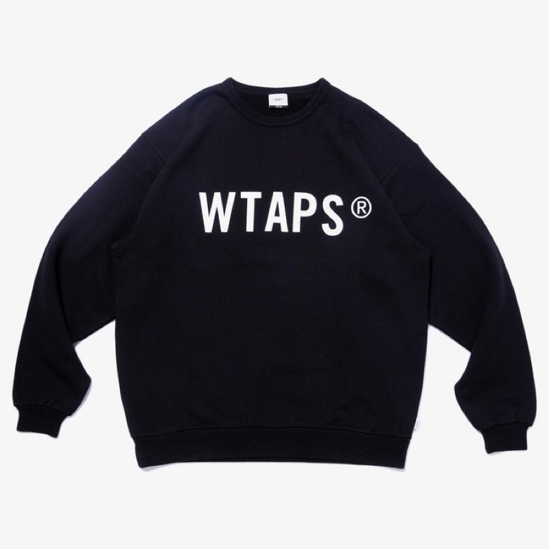 2021AW 2020AW WTAPS WTVUA 大學T 正反 LOGO 保暖 黑色L現貨 | 蝦皮購物