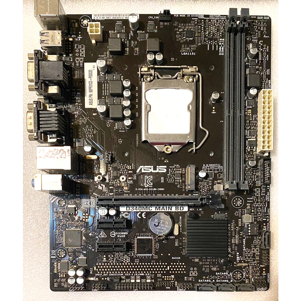華碩 D340MC MAIN BD 主機板 無擋板 | 蝦皮購物