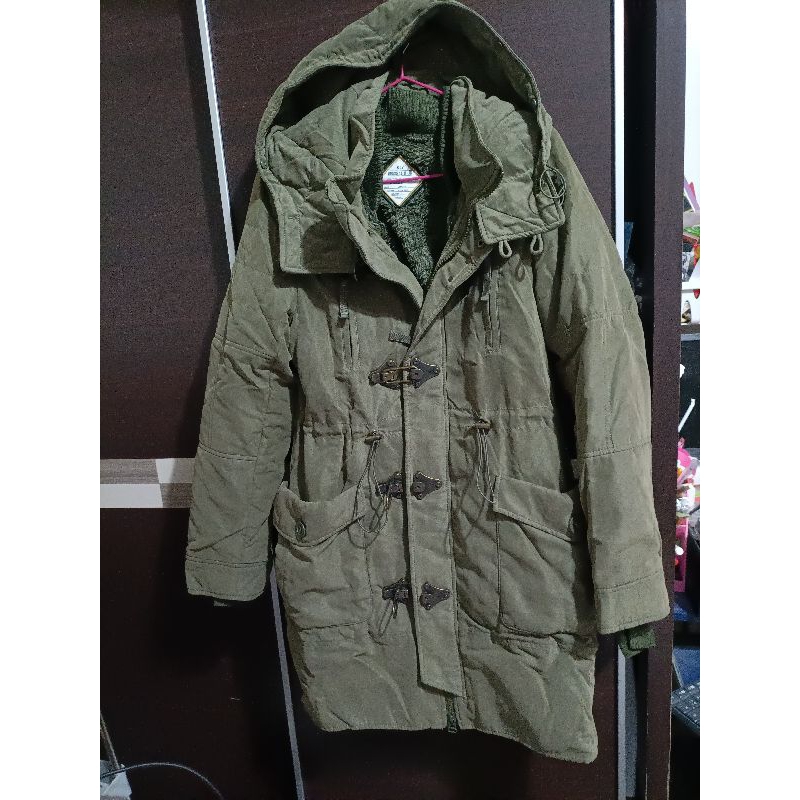 日本 SLY N3B 長版外套 軍綠色 墨綠色 2號 | 蝦皮購物