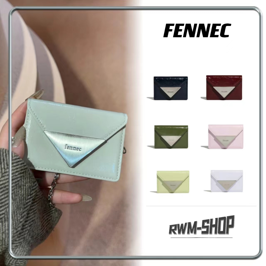 🇰🇷韓國免稅 FENNEC 漆皮經典三角牌 零錢包 Clinkle Triple wallet 短夾 卡包 卡夾 | 蝦皮購物