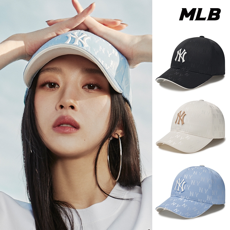MLB 可調式硬頂涼感棒球帽 MONOGRAM系列 紐約洋基隊 (3ACPM014N-三款任選)【官方旗艦店】 | 蝦皮購物