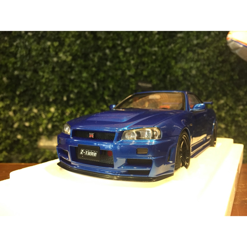 1/18 AUTOart Nissan Skyline GT-R (R34) Z-tune BL 77462【MGM】 | 蝦皮購物