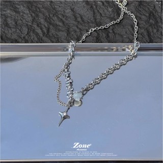 zzStore |『現貨』星眼彗星項鍊 水鑽 小眾設計 / 不過敏 / 鈦鋼 / 項鍊 Z010 | 蝦皮購物