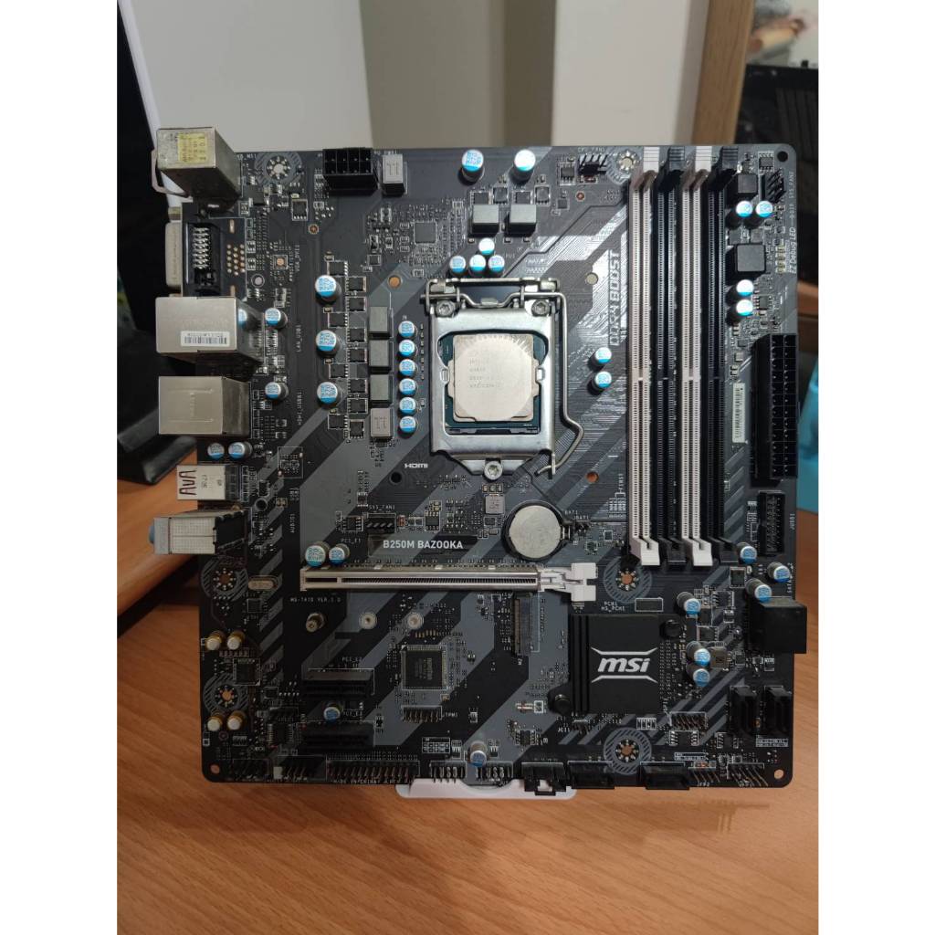 G4600 + MSI B250M BAZOOKA含擋板、風扇 | 蝦皮購物