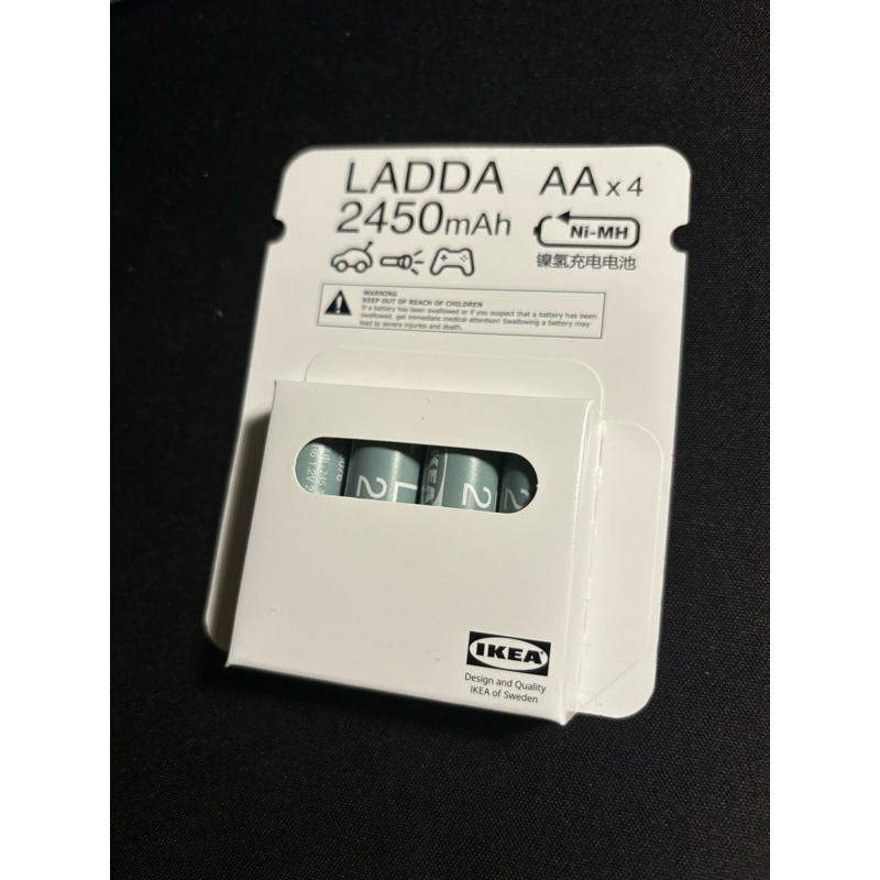 Ikea LADDA 鎳氫充電電池 2450 1900 750mah | 蝦皮購物