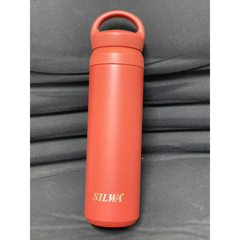 SILWA 西華 日式簡約手提 保溫瓶 500ml 304不鏽鋼 磨砂質感保溫瓶（橘色） | 蝦皮購物