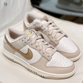 KIKI潮流ΝΙΚЕ DUΝΚ Low "Gold Swoosh" 奶茶 金箔 金勾 奶茶色 DX5930-001 | 蝦皮購物