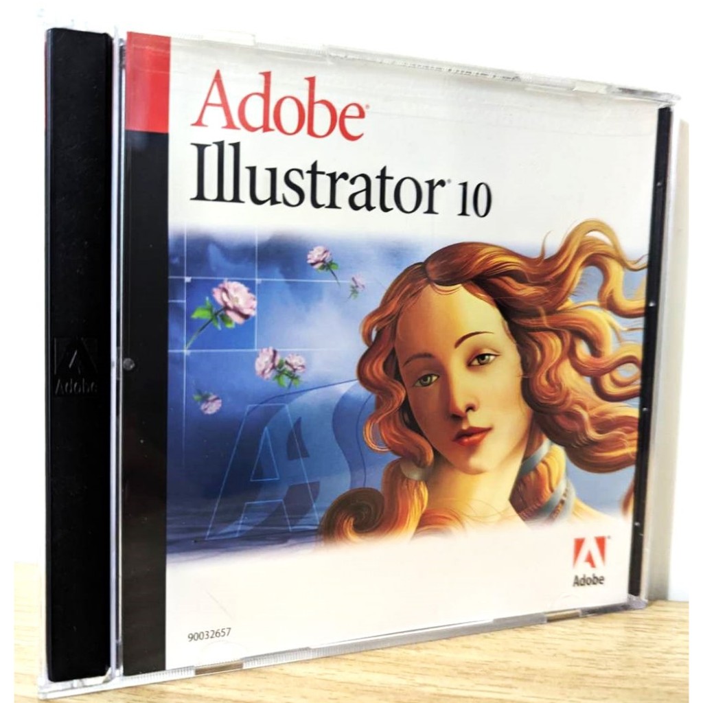 【二手僅供收藏】Adobe Illustrator 10 中文版 序號 光碟 懷舊軟體 修圖軟體 二手 AI Mac | 蝦皮購物
