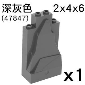 樂高 LEGO 深灰色 2x4x6 岩石 石壁 岩壁 山壁 47847 4513326 Gray Rock Panel | 蝦皮購物