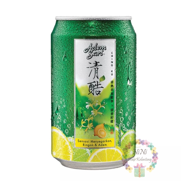 印尼 ADEM SARI Ching Ku Lemon 檸檬清酷水 320ml | 蝦皮購物