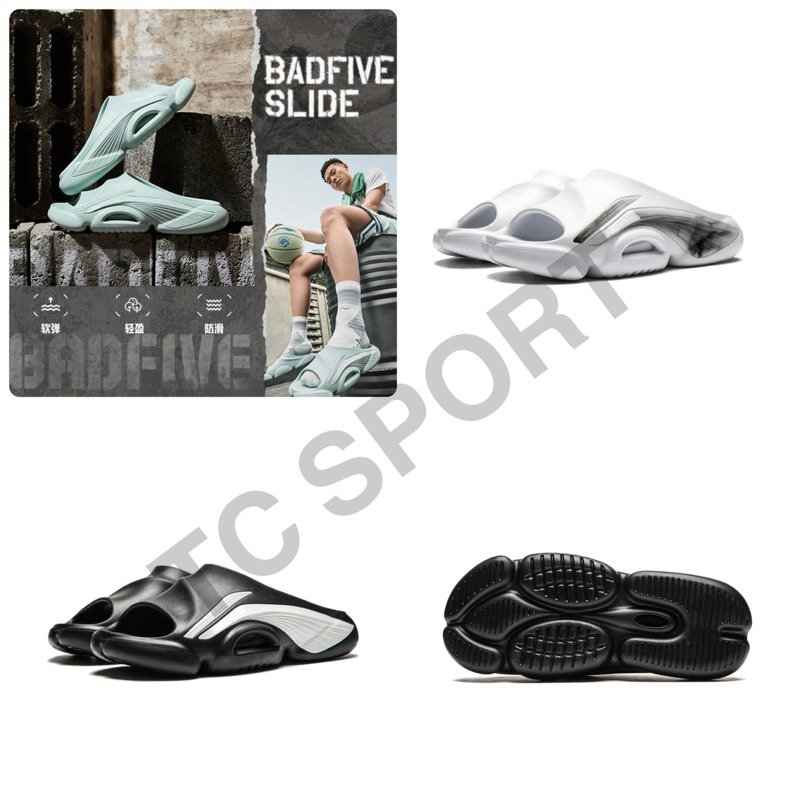 李寧 拖鞋 反伍 BADFIVE Slide 防水 運動拖鞋 男 女 (預訂) | 蝦皮購物
