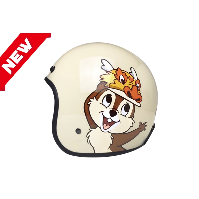 【KK】EVO CA310(M)｜龍年-奇奇蒂蒂 3/4安全帽 | 蝦皮購物