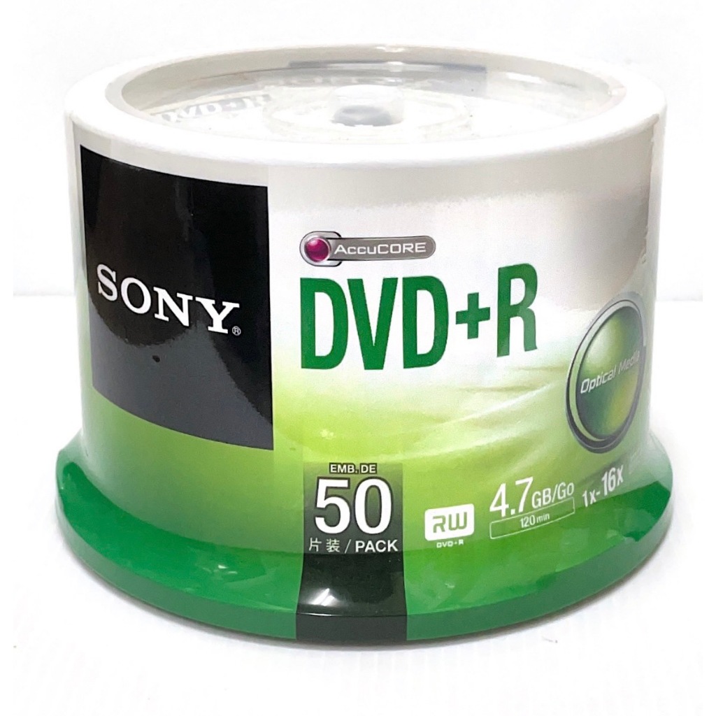SONY 日本限定版 DVD+R 1X-16X DVD燒錄片布丁桶裝 (50片) 光碟 空白DVD 燒錄片DVD | 蝦皮購物