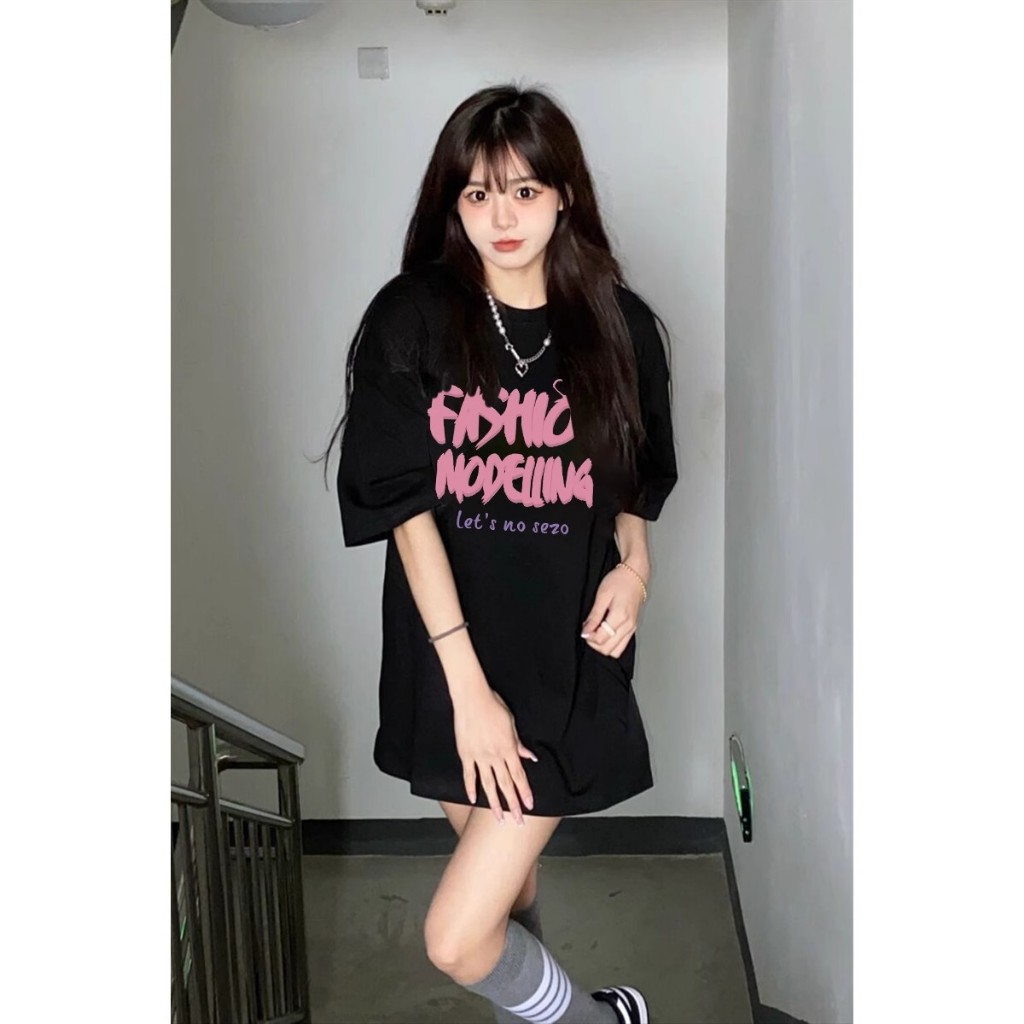 現貨！當天出240g重磅純棉韓版短袖t恤韓系上衣oversize五分袖上衣正韓ins風短袖潮牌T恤上衣正韓短tee | 蝦皮購物