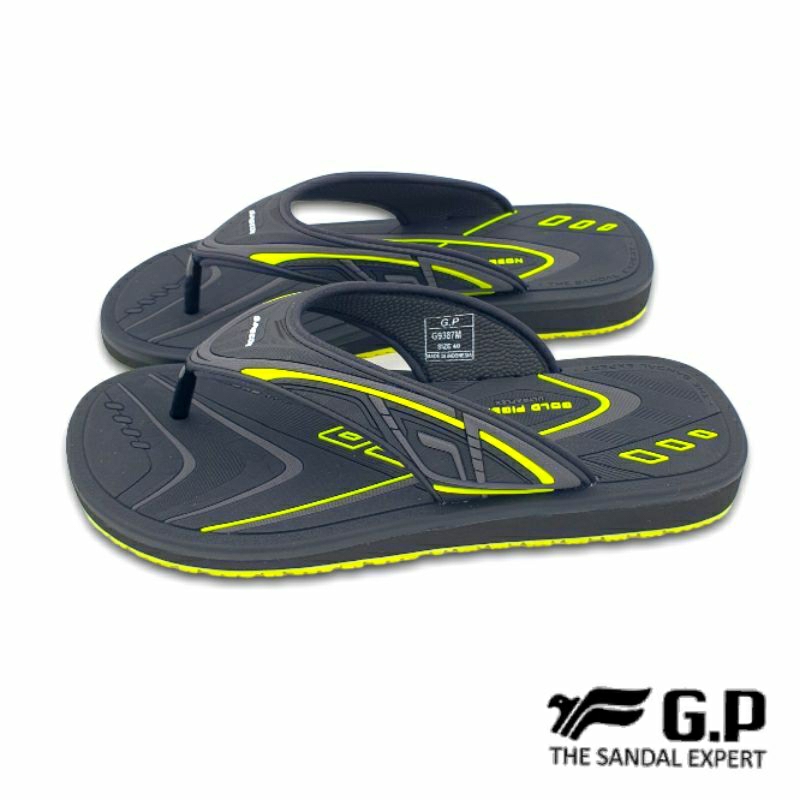 【MEI LAN】G.P 阿亮代言 (男) 高彈性 舒適 夾腳拖鞋 人字拖鞋 防滑 耐穿 G9387M 綠 另有藍、黑色 | 蝦皮購物