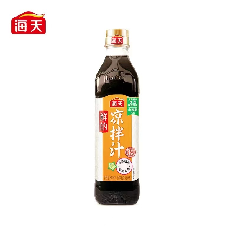 海天鮮的 涼拌汁 白灼汁 酸辣涼拌汁 調料 撈拌汁 500ml家用 拌涼皮 餃子 蘸料 黃瓜撈拌汁 涼拌 菜調料汁 | 蝦皮購物
