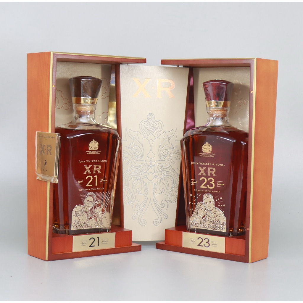 1987fc酒瓶雕刻 約翰走路XR23+XR21紳藏酒櫃套組 空酒瓶客製化雕刻/紀念/父親節/高昇榮退喬遷/限量版/退伍 | 蝦皮購物