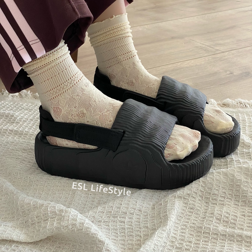 現貨 ADIDAS 愛迪達 三葉草 ADILETTE 22 XLG 防水 涼鞋 拖鞋 厚底 增高 女鞋 IE5649 | 蝦皮購物