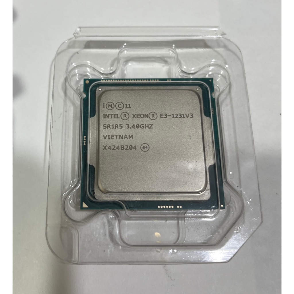 二手 INTEL Xeon E3-1231V3 CPU 無支援內顯 無風扇 | 蝦皮購物