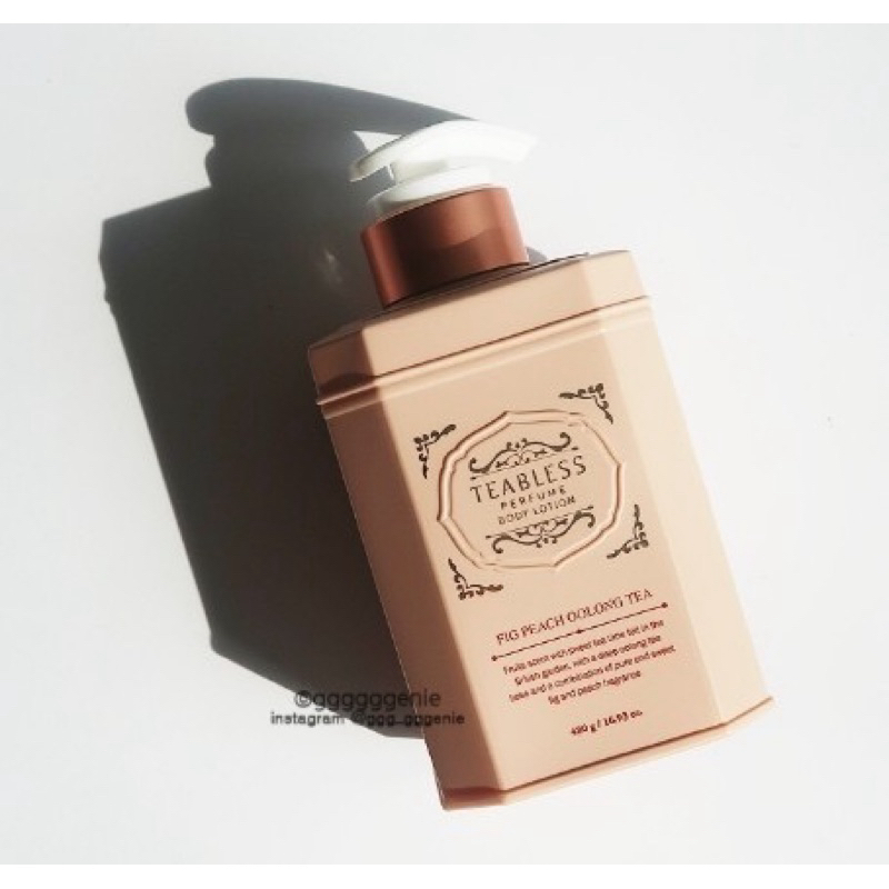 [TEABLESS] 香水乳液 無花果蜜桃烏龍香 480g保濕 美白 水楊酸 | 蝦皮購物