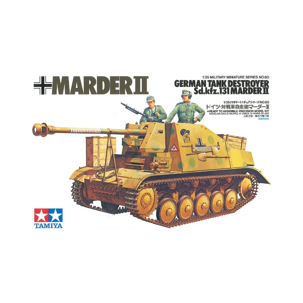 TAMIYA 35060 Sd.kfz. 131 Marder II 貂鼠II驅逐戰車 1/35 | 蝦皮購物