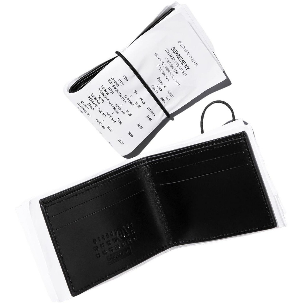【紐約范特西】預購 SUPREME SS24 MM6 MAISON MARGIELA RECEIPT WALLET 皮夾 | 蝦皮購物