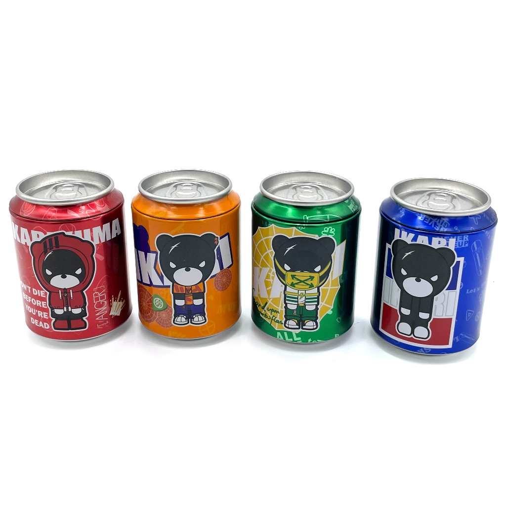 《白毛猴樂器》IKARIKUMA 汽水罐造型 彈片盒 憤怒小黑熊 Pick盒 撥片盒 吉他配件 多款可選 | 蝦皮購物