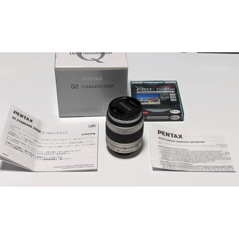 PENTAX Q 02 STANDARD ZOOM 5-15mm F2.8-F4.5 標準變焦鏡頭 付稀有濾鏡 | 蝦皮購物