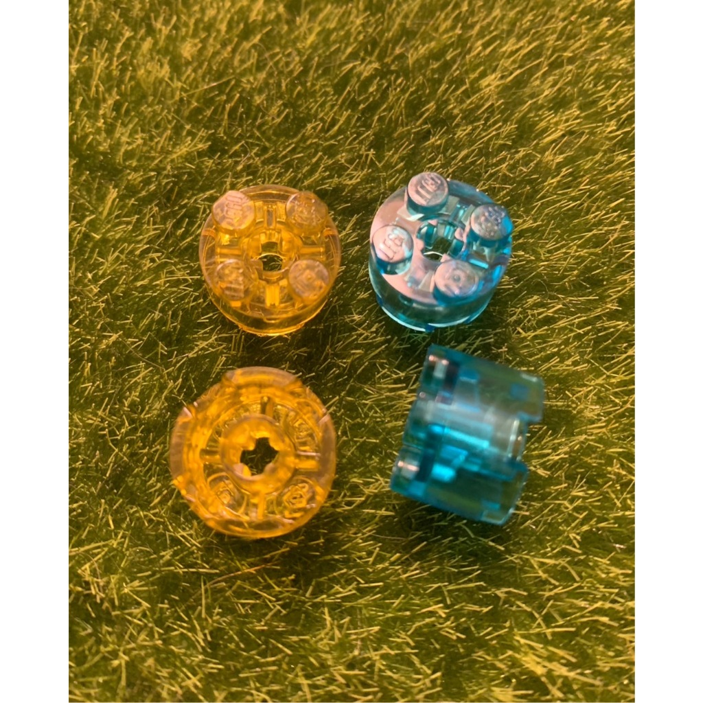 |樂高先生| LEGO 樂高 3941 透明黃 透明藍 2x2顆粒 圓柱磚 611644 39223 樂高正版/全新零件 | 蝦皮購物