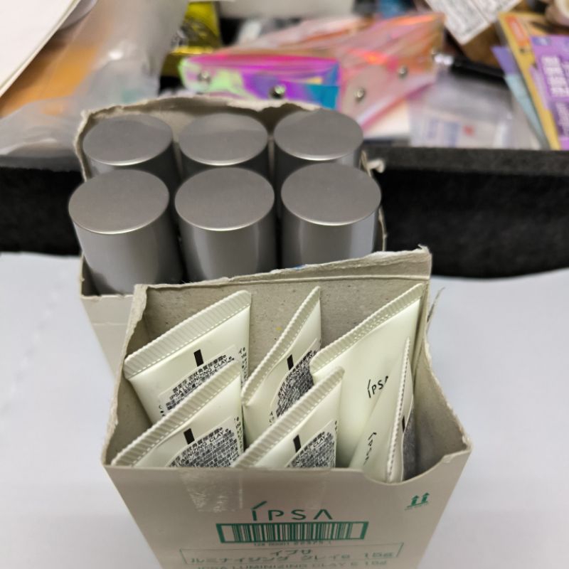 IPSA茵芙莎 新款 泥狀角質按摩霜 ex 15g 、美膚機能液30ml，流金水 白泥膜 | 蝦皮購物