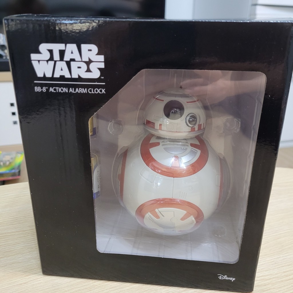 星際大戰 STAR WARS BB8 鬧鐘 時鐘 Disney 多種音效及可動 action alarm clock | 蝦皮購物