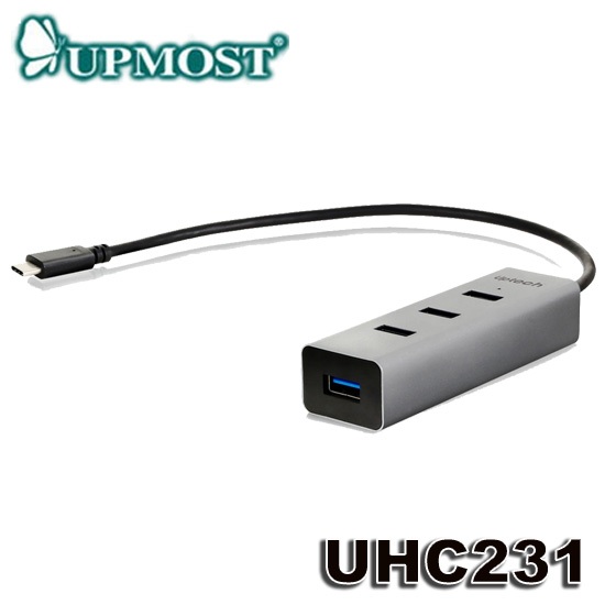 【3CTOWN】含稅 UPMOST 登昌恆 Uptech UHC231 USB-C3.1 4埠HUB集線器 | 蝦皮購物