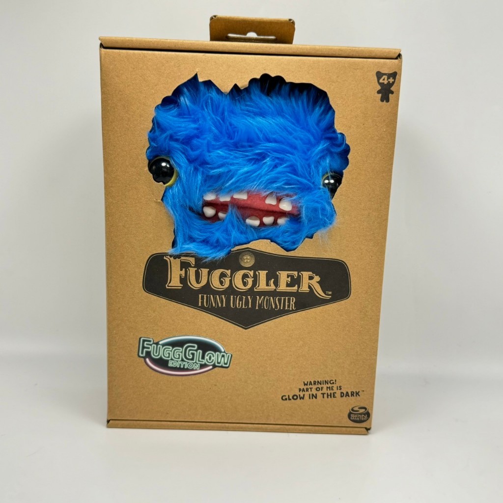 【漫坑】正版現貨 Fuggler FuggGlow 夜光牙寶ugly Monster放克牙寶SCREECH 藍色長毛款 | 蝦皮購物