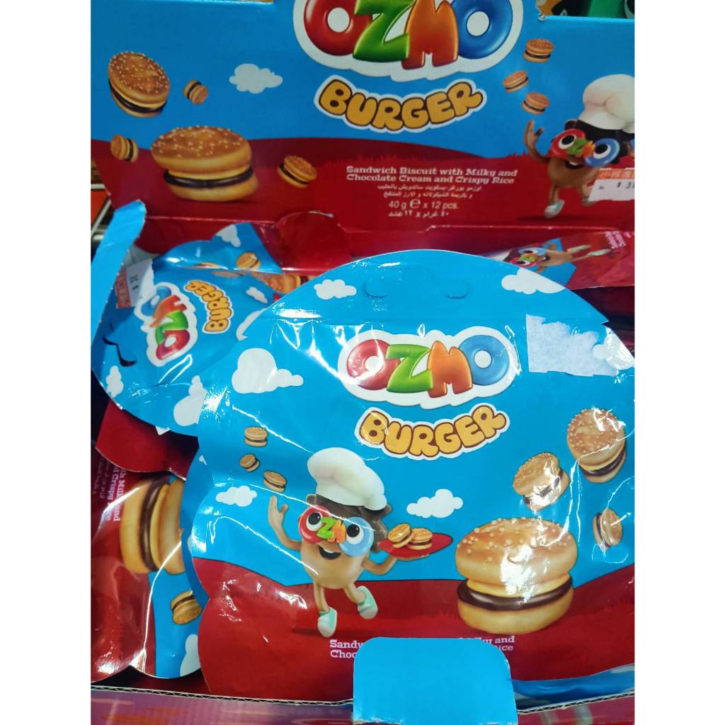 土耳其 OZMO 漢堡造型餅乾 漢堡餅乾 造型餅乾 40g | 蝦皮購物