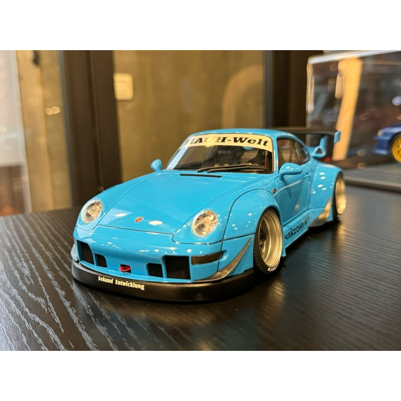 已售出 Autoart 1/18 Porsche RWB 993 藍 絕版 稀有 | 蝦皮購物