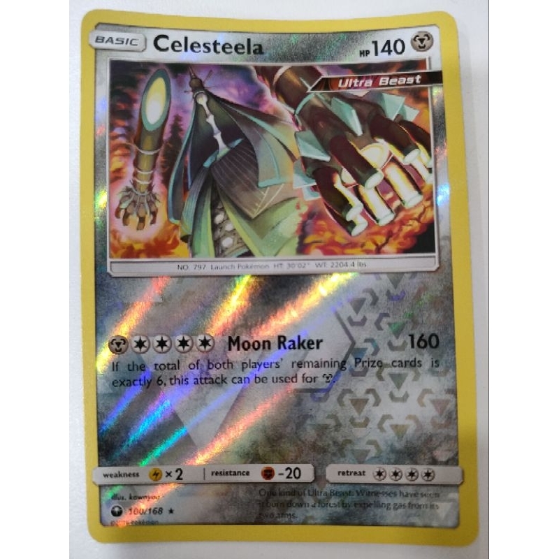 【Card-Ple卡片人】PTCG Celesteela 鐵火輝夜 100/168 外閃 英文版 美版 國際版 寶可夢 | 蝦皮購物