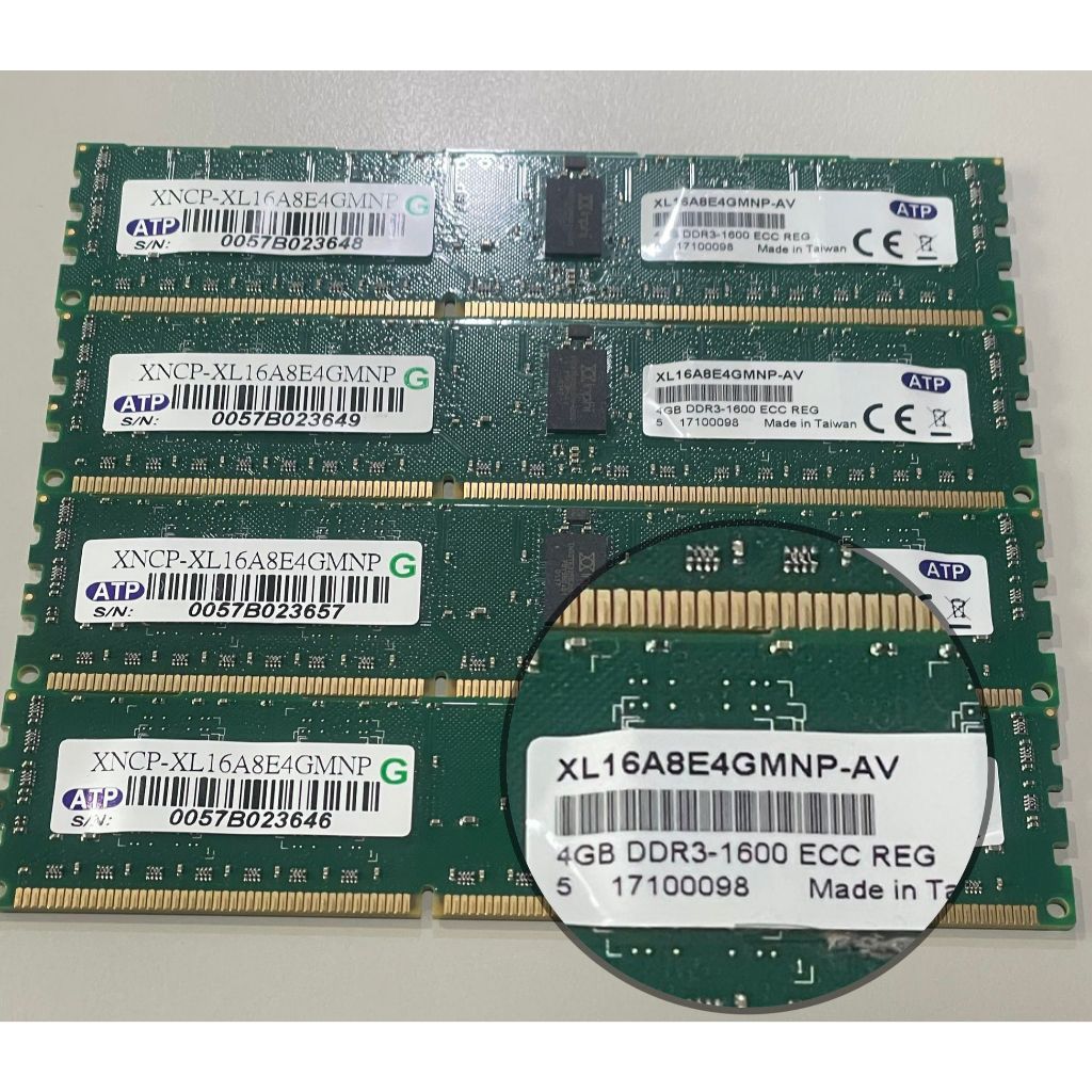 ATP 華騰國際 DDR3 4G 1600MHz / DDR4 8G 2400MHz/RAM RAM記憶體 | 蝦皮購物